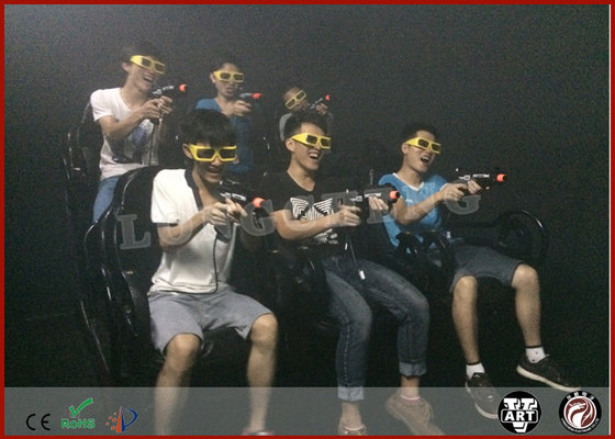 Gun Shooting 7D Simulator Cinema Interactive CE ROHS Certificates