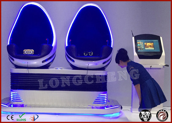 3 Seats White Color 9D Virtual Reality Cinema Equipment 5D 7D 9D with 9D Glasses