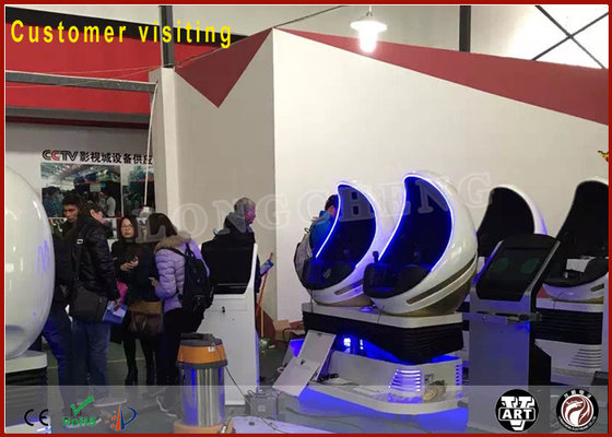 Egg Seats 2 Seater 3 Dof Electric Motion Simulator Virtual Reality Game 9D VR Cinema with Interactive Movie