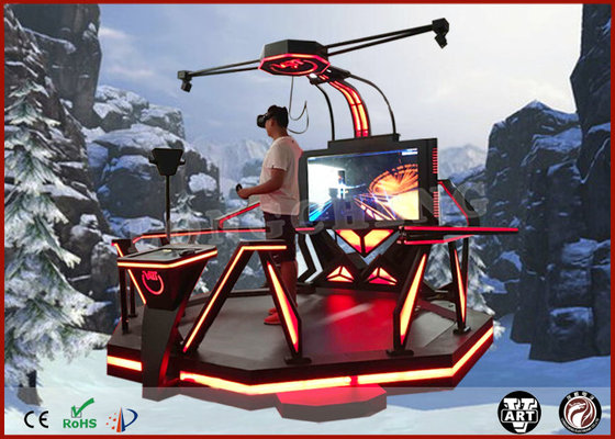 Entertainment Free Walk 9D VR Standing Platform For Amusement Park / Resort