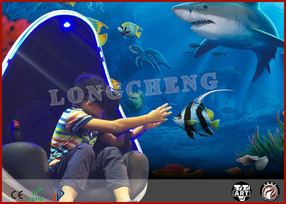 Single 360 Degree Rotating Seat Virtual Reality 9D Cinema Simulator Many Game Types