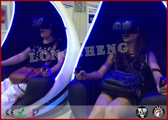 Double Players Virtual Reality Cabin Classic Egg Design 9d Virtual Reality Egg VR Motion Chair