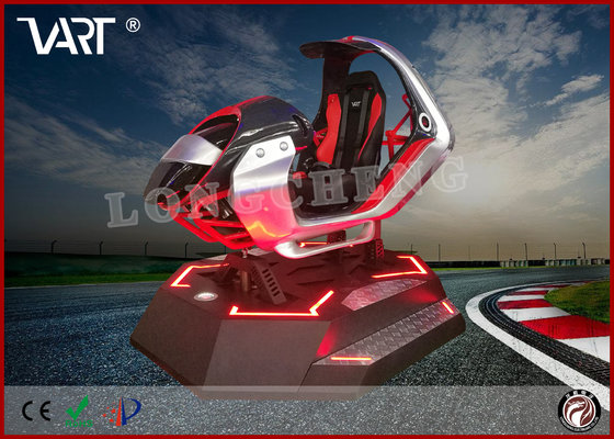 Indoor Virtual Reality Dynamic Racing Arcade Game 9D Simulator / VR Racing Car