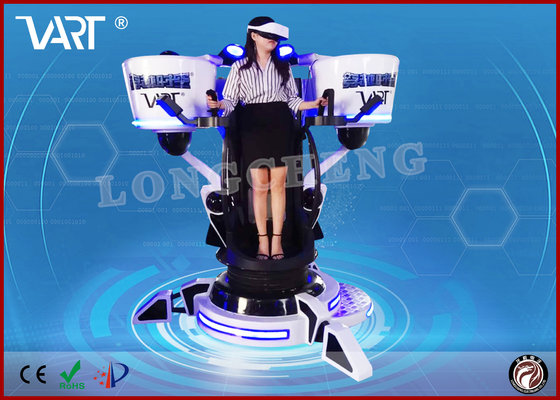 Amusement Park 9D VR Equipment Standing Flight Simulator With VR Glasses