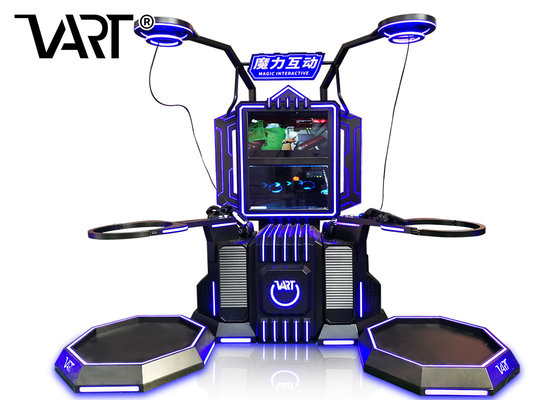 Indoor Playground VR Standing Platform Shooting Games 360 Degree Fighting Simulator