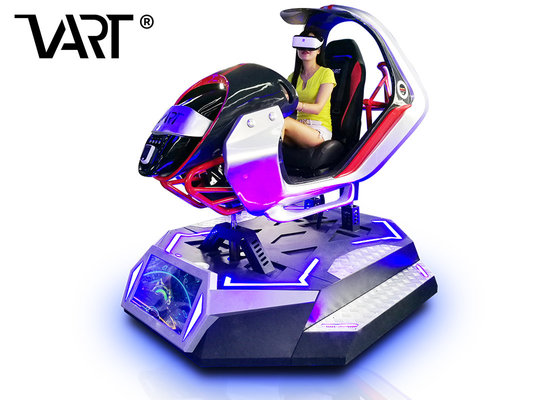4kw Power Attractive Electric Car VR Racing Game Simulator Support Multi Player