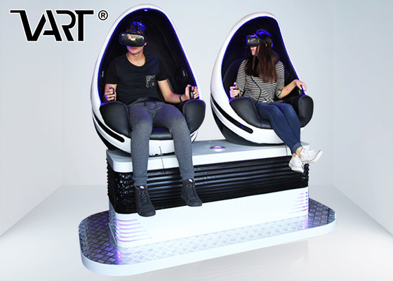 Double-Seat 9D Egg VR chair / 9D VR Simulator For Funny Shop 380V