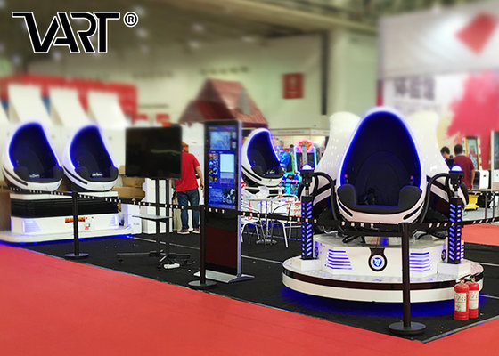 9D Cine Box / Virtual Reality Chair With 3-Seat Large Volume For Shopping Mall