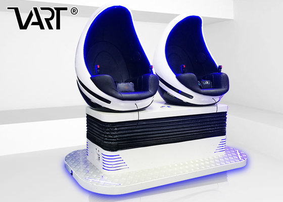 Two Seats 9D VR Egg Chair With Plenty Funny Games For Shopping Mall