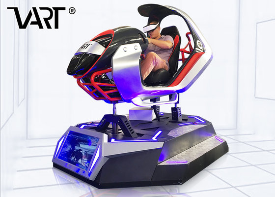 Indoor Amusement Park Equipment 9D Simulator Racing Car / Virtual Reality Equipment