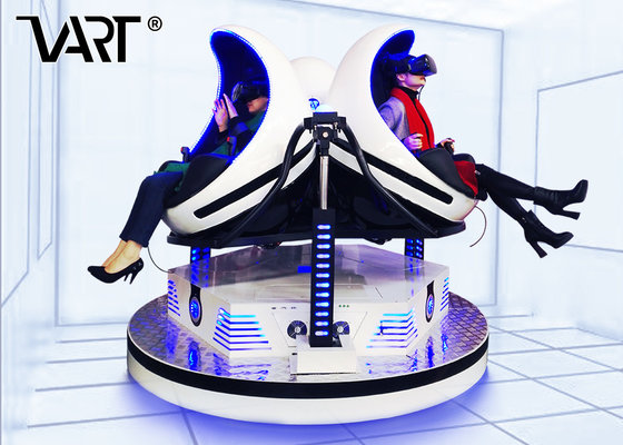 360 Degree Free Rotation Triple Seats 9D VR Egg Chair Virtual Reality Cinema With 2k VR Glasses