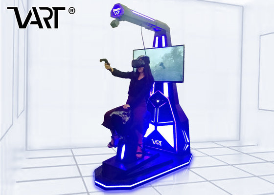 Interactive Video Game 9D Simulator VR Horse Riding With 42 Inch Screen Cabinet
