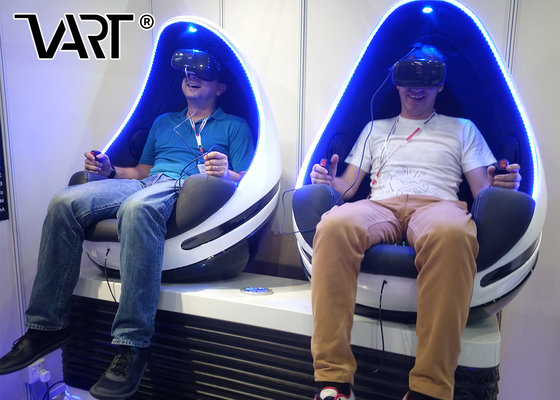 Indoor 9D VR Cinema / VR Egg Chair With Excited Games One Year Guarantee