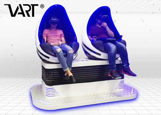 2 Seats 9D VR Egg VR Cinema Simulator with Virtual Reality Video Game