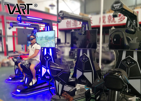 Fiberglass + Metal 9D Simulator Htc Vive Interactive Game Machine With Anti - Twisting Structure