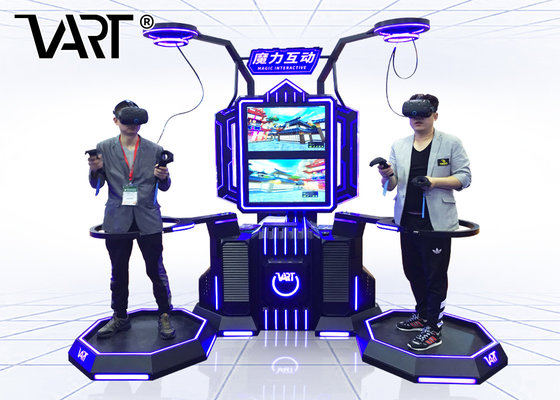 HTC Vive Headset 9D Virtual Reality Simulator VR Standing Simulator 2 Players Shooting Game For Sale