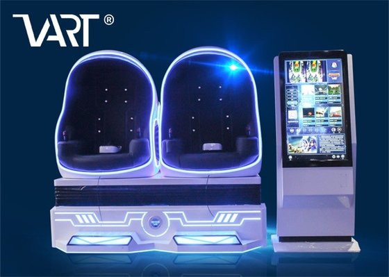 New Design 2 Seats VR Simulator 9D Cinema 360 Degree Movies With Gun Shooting