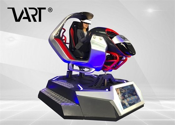 Red Color Comfortable Vr Racing Simulator 9D Cinema Simulator for Indoor Playgrounds