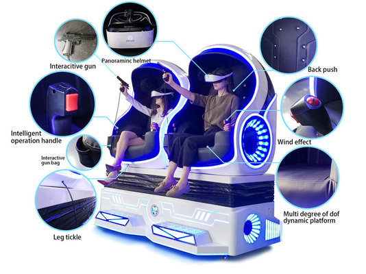 Easy to Operate Roller Coaster 9D Movies Virtual Reality 9D VR Cinema with Moving Function