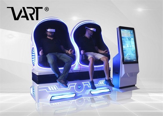 Luxury Virtual Reality Systems Experience 2 Seats 9D Vr Cinema With 42 Inch Control Panel