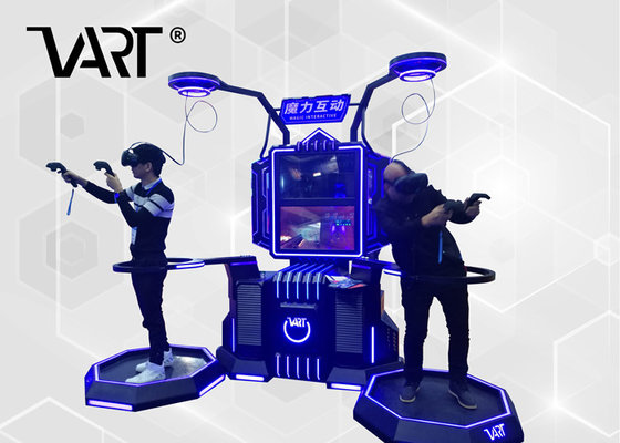 2KW Power HTC VIVE VR Treadmill With Double Players Play Station