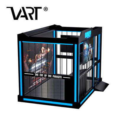 Team Game Battlefront 9D VR Shooting Simulator with 360 Degree Zombie Scene