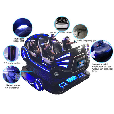 6 Seat VR Cinema Motion Chair Virtual Reality Education Equipment for Kids