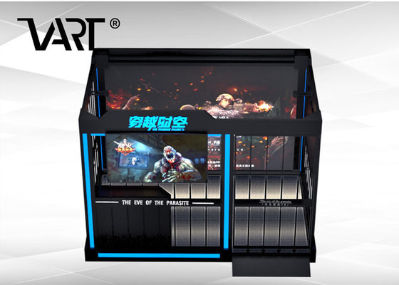 Multiplayer 4 Person VR Shooting Simulator Game Machine English Version