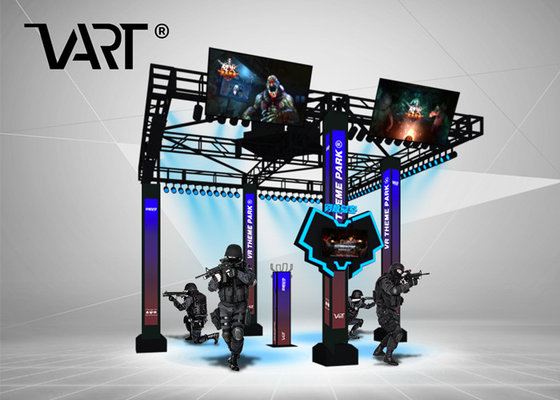 Exciting Virtual Reality Shooting Zombie Games 9D Games Machine / VR Theme Park for 4 People