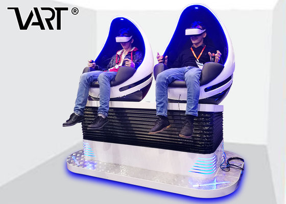 Airport And Amusement Park Easy Operation 2 Seats 9d Vr Egg Cinema Simulator