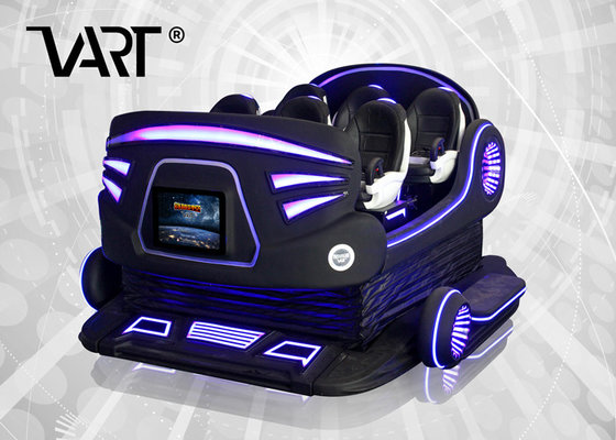 Gun Shooting 9D Virtual Reality Cinema 6 Seats With 110 Pcs Movies 8 Interactive Game