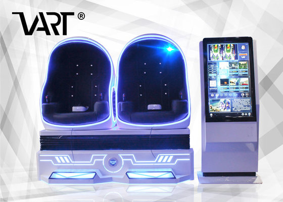 Luxury Virtual Reality Systems Experience 2 Seats 9D Vr Cinema With 42 Inch Control Panel