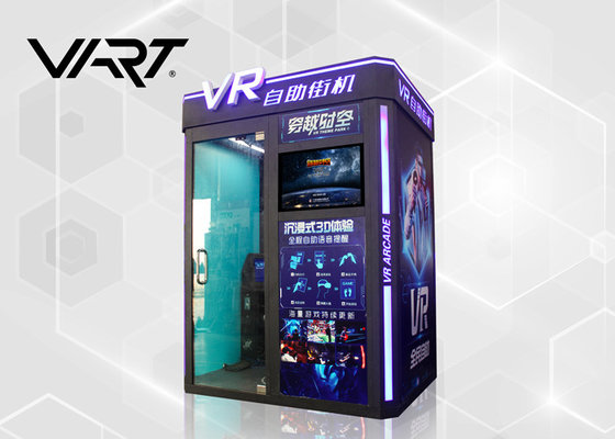 9d Virtual Reality VR Arcade Machines Indoor Amusement Park Simulator With 2 Screens