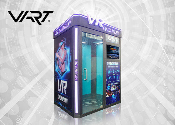 Virtual Reality Booth VR Arcade Machines 9D Simulator Shooting Game With CE
