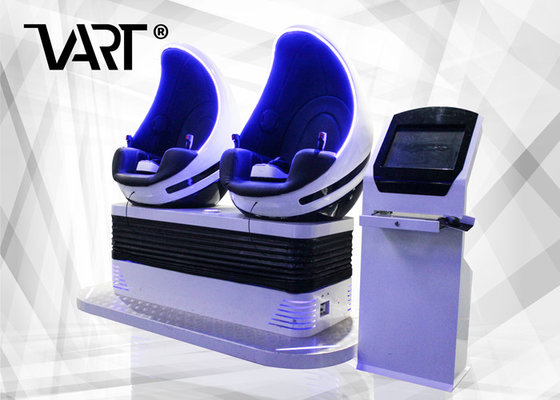 360 Degree Dynamic 9D Virtual Reality Cinema With VR Glasses / Two Seats