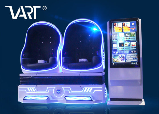 2 Players 9d Virtual Reality Egg Cinema With Logo Customized One Year Warranty