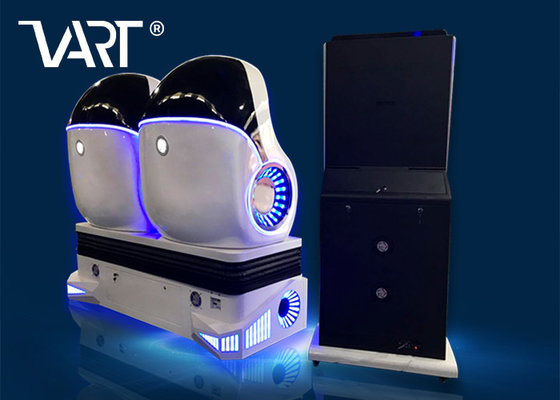 2 Players 9d Virtual Reality Egg Cinema With Logo Customized One Year Warranty