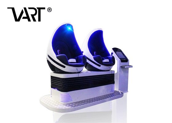 Roller Coaster VR Chair Simulator , 3DOF Electronic Multi Cylinders Motion 2 Seats 9d Cinema Ride