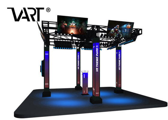4 Persons VR Shooing Game Zone Virtual Reality Battle For Team Console Control