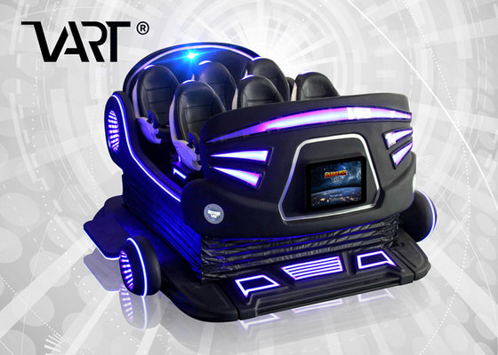 360 Degree Rotation 9D VR Cinema 6 Seats For Airport , Club , Theater
