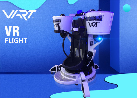 Fiberglass VR Flight Simulator Standing Up 720 Degree Electric Platform