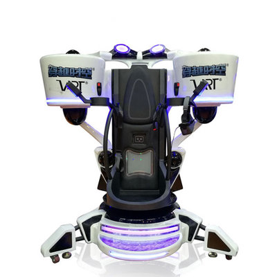 Fiberglass Metal Material VR Flight Simulator With Up And Down Moving
