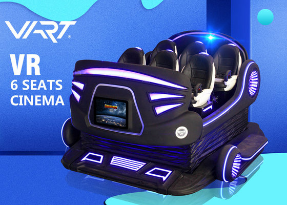 8.5KW Power 9D Virtual Reality Cinema With 6 DOF Electric Platform