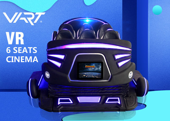 8.5KW Power 9D Virtual Reality Cinema With 6 DOF Electric Platform