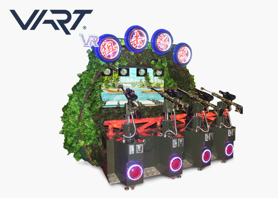 Interactive Motion 9D Game VR Shooting Simulator For Four Or Six Players