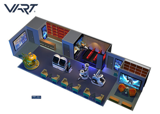 OEM VR Amusement Park Virtual Reality Simulation Rides Coin / Card Payment System
