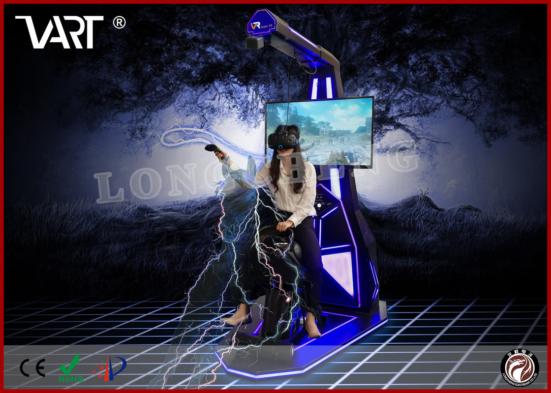 Amusement park 9D VR virtual reality VR horse simulator riding game , 9D cinema