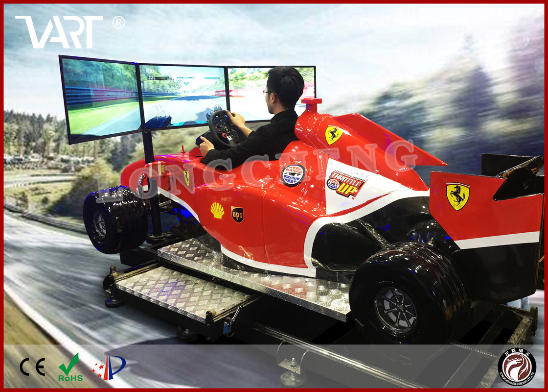 9D VR Driving Machine With 3 Screen Super Excited Car GamesFor Increasing Shop Atmosphere