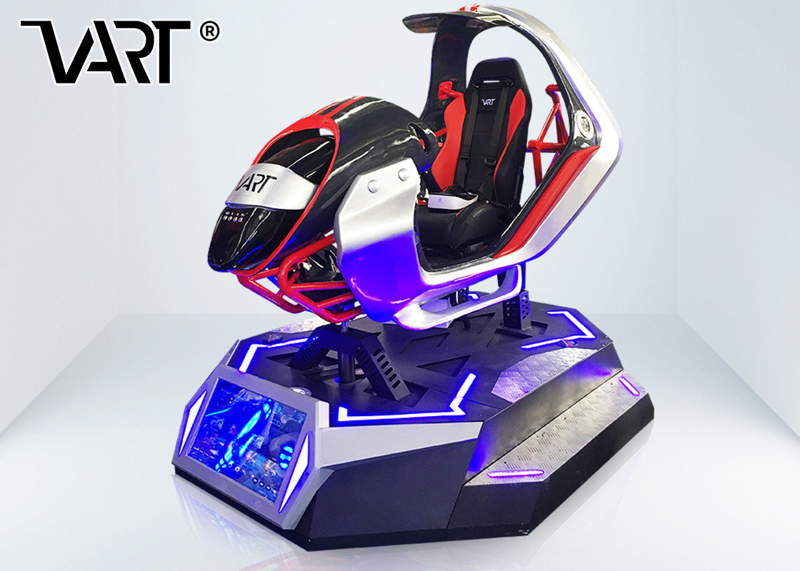 3 Dof Virtual Reality VR Racing Simulator / Car Driving Game Machine with Screen