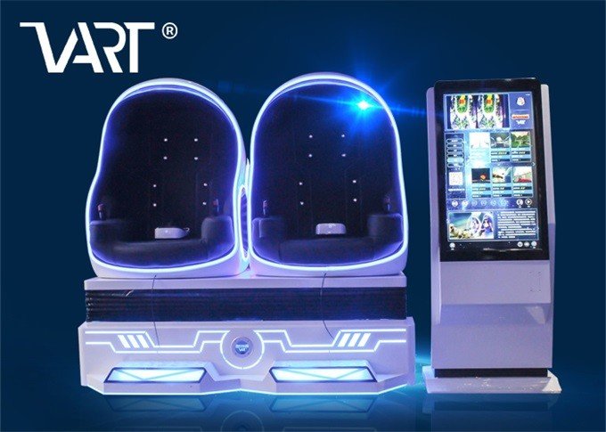 New Design 2 Seats VR Simulator 9D Cinema 360 Degree Movies With Gun Shooting